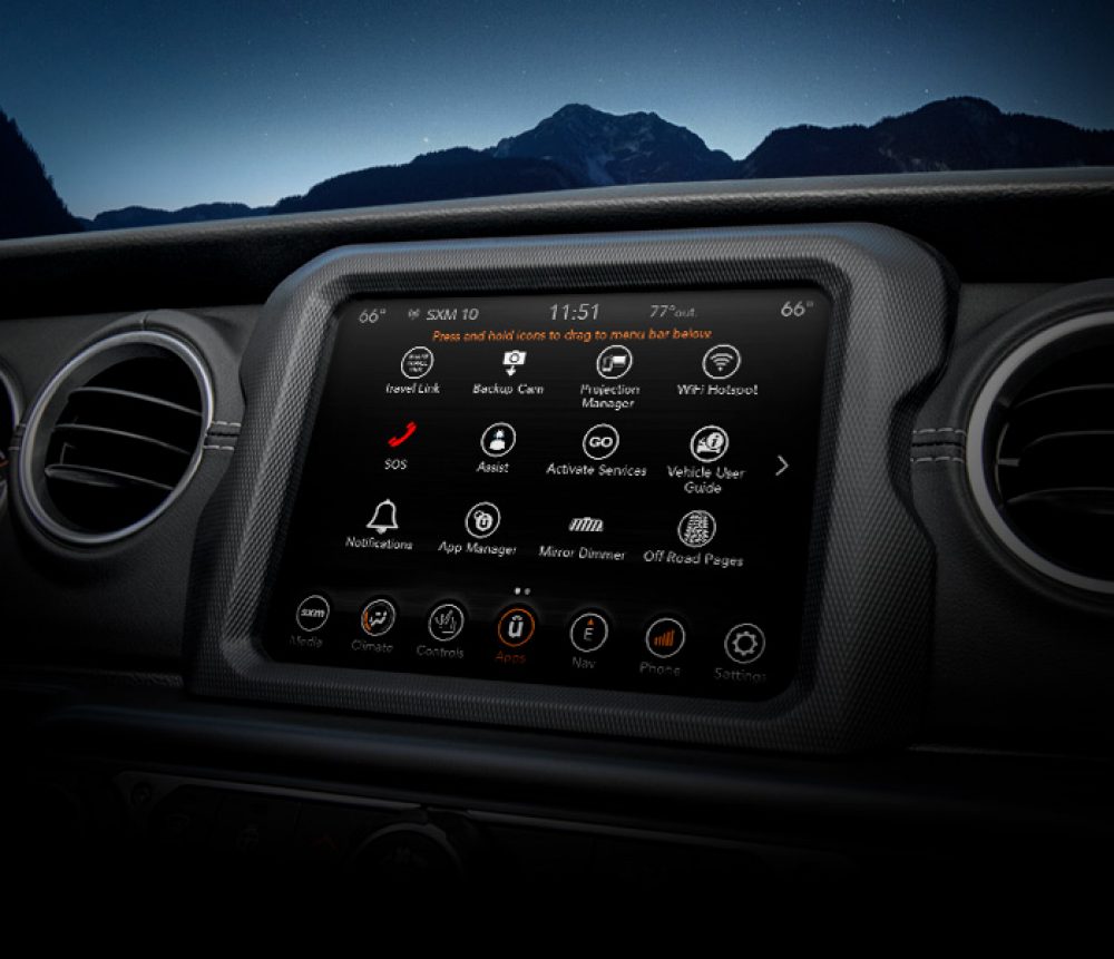 Jeep® Gladiator Technology - Uconnect® System & More